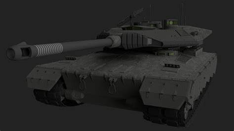 3D Sci Fi Tank TurboSquid 1274033
