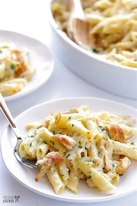 Chicken Alfredo Baked Ziti Gimme Some Oven
