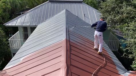 Metal Roof Restoration Coating Youtube