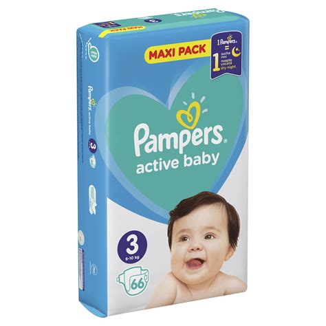 Pampers Active Baby 3 (6-10kg) maxi 66pcs - Mamasaid.gr