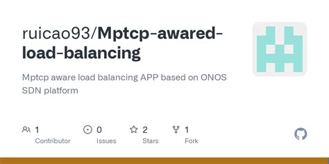 Github Ruicao93mptcp Awared Load Balancing Mptcp Aware Load Balancing App Based On Onos Sdn