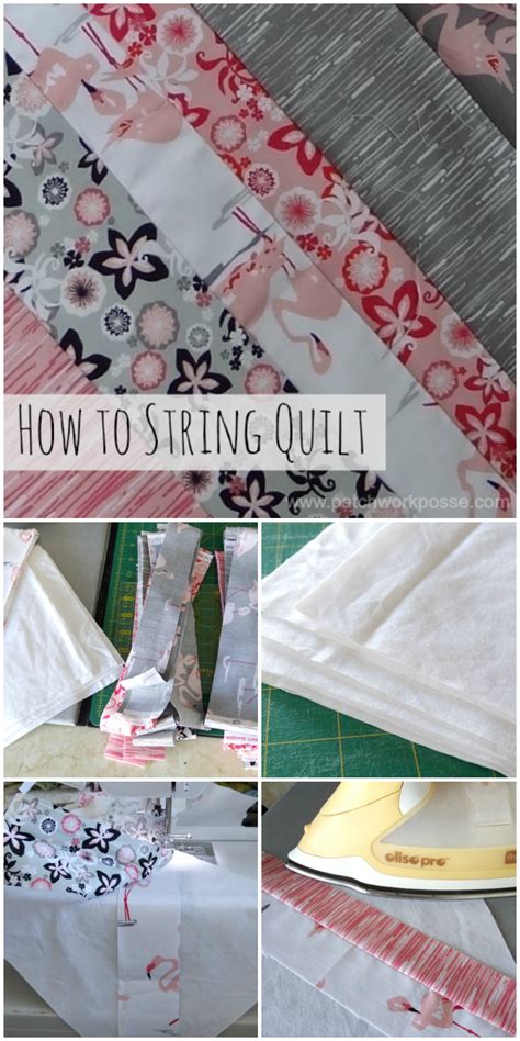 How To Sew A String Quilt
