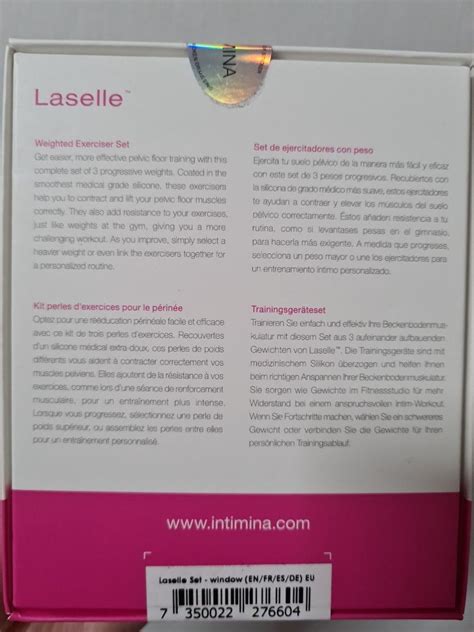 Intimina Laselle Weighted Exerciser Set Beauty And Personal Care