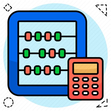 abacus totalizer counting beads arithmetic frame icon download