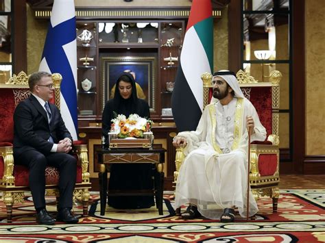 Mohammed Bin Rashid Meets With The Prime Minister Of Finland Emirates