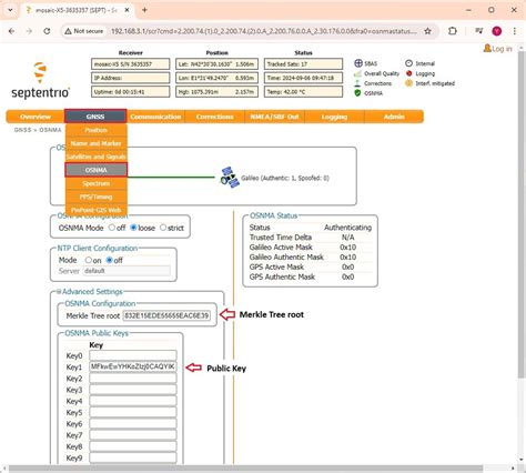 Kuinka Ottaa Uusin Huijauksen Esto Osnma Palvelu Käyttöön Septentrio