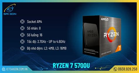 CPU AMD Ryzen 7 5700 (8C/16T) Socket AM4