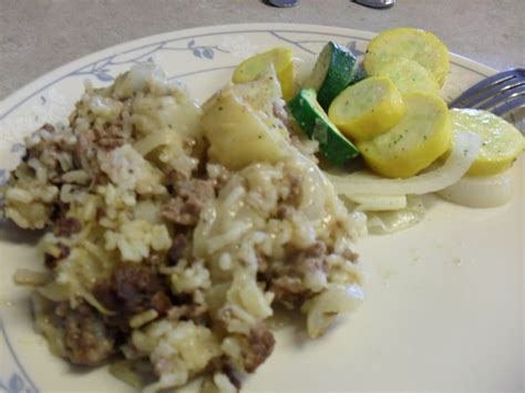 Hamburger Rice Sauerkraut Casserole At Weston Donahue Blog