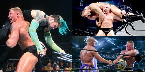 Brock Lesnar In 2002 Is The Best Rookie Year In Wwe History