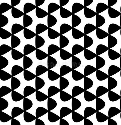 Vector Modern Seamless Geometry Pattern Triangle Black And White Abstract Stock Vector