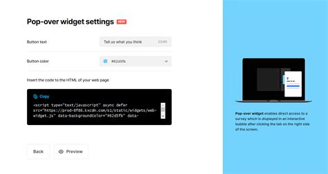 pop over survey widget for your online surveys benefits and use