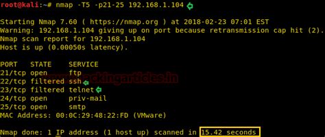 Nmap For Pentester Timing Scan
