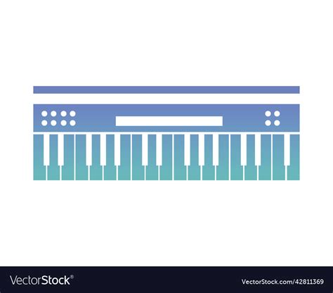 Synthesizer Instrument Icon Royalty Free Vector Image