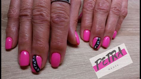 Gelove Nehty Ombre Ruzove Gel Lak Mini Star 5ml C 252 Ruzove Zlato