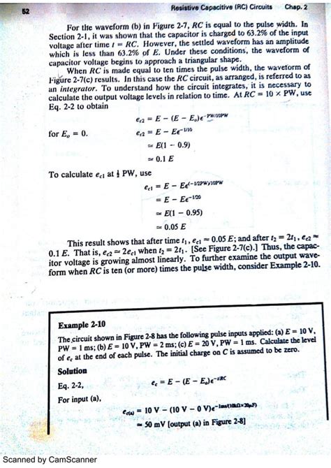 resistive capacitive circuits pdf