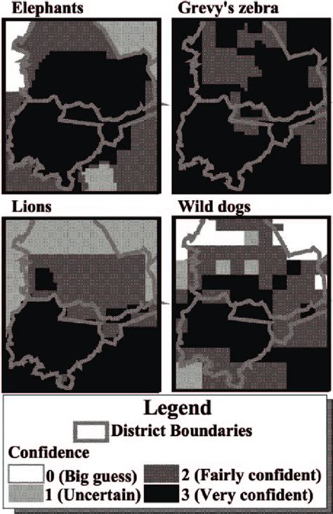 Confidence Maps For The Spatial Data Component Maps In Figures 1 And