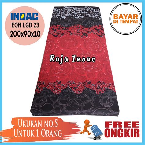 Kasur Busa Inoac Uk 200x90x10 Cm Murah Single Tebal 10 Cm Eon Lg D23
