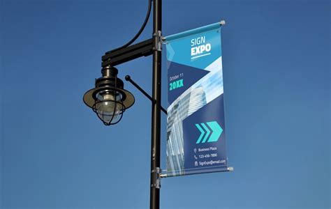 Street Light Pole Banner Sizes Strongarm Light Pole Banner