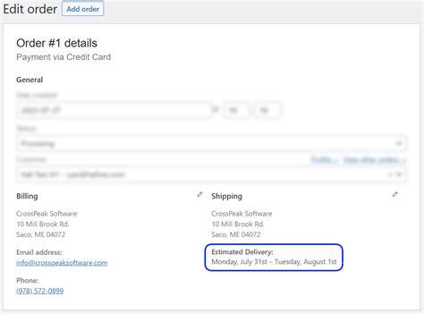 Estimated Delivery Dates Plugin Installation Instructions