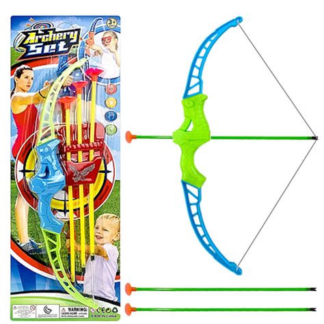 Arco E Flecha De Brinquedo Grande Ventosa Grudam Na Parede Infantil