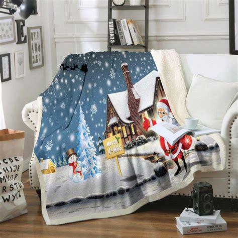 Christmas Sherpa Fleece Blanket Design Trend
