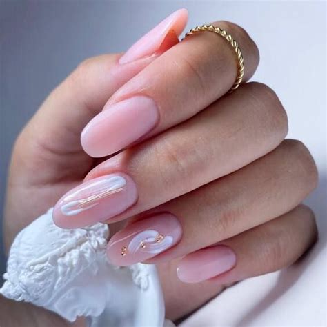 23 Elegante nudefarbene Nageldesigns für den Herbst raffinierte Styles