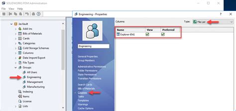 Solidworks Pdm 2021 New Column Configuration Controls