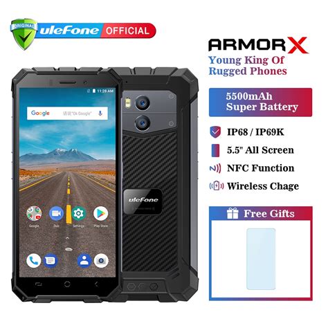 Ulefone Armor X IP68 Waterproof Mobile Phone Android 8 1 5 5 HD Quad Core Smart Devices