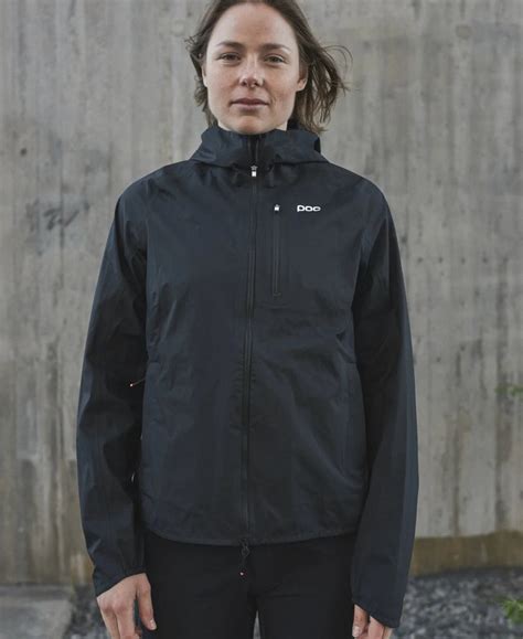 Poc W´s Motion Rain Jacket Uranium Black Traildays