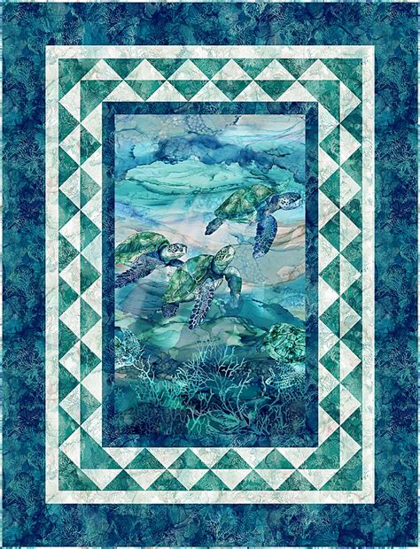 Free Quilt Pattern Sea Turtle Breeze Equilter Blog