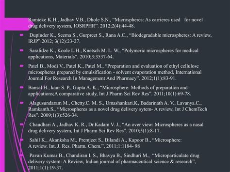 Formulation And Evaluation Of Glibenclamide Microsphere Drug Delivery System Pptx