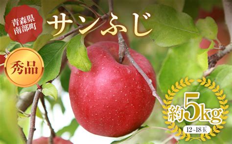 青森りんご サンふじ 秀品 約5kg（12～18玉）【マルス果樹園】 ふじ りんご リンゴ 林檎 アップル 果物 くだもの フルーツ あおもり