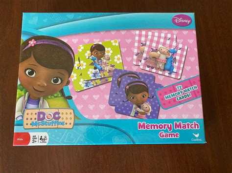 Doc Mcstuffins Match Game Doc Mcstuffins Memory Matching Game 7373 Etsy Australia