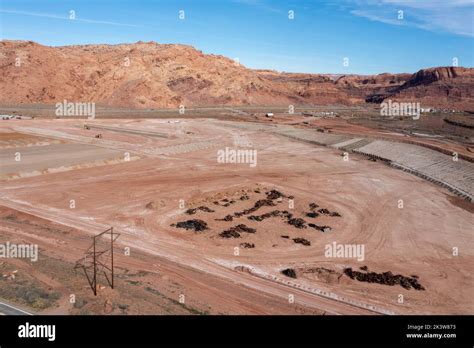Aerial View Of The Moab UMTRA Project To Remove Radioactive Tailings