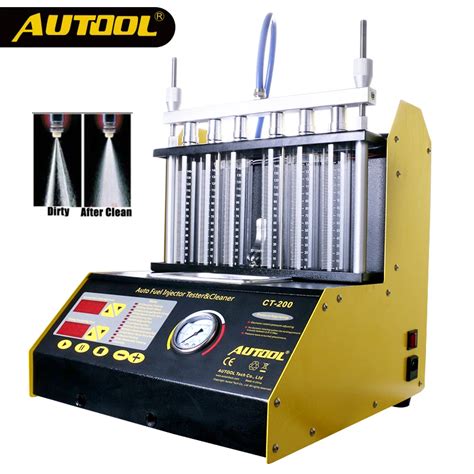 Car Fuel Injector Test Clean Machine Nozzle Ultrasonic Cleaning Tester