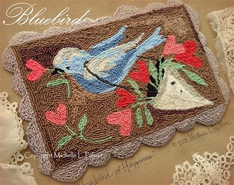 Punch Needle Embroidery Digital Jpeg Pdf Pattern Michelle Etsy