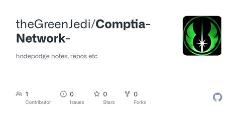 Github Thegreenjedi Comptia Network Hodepodge Notes Repos Etc
