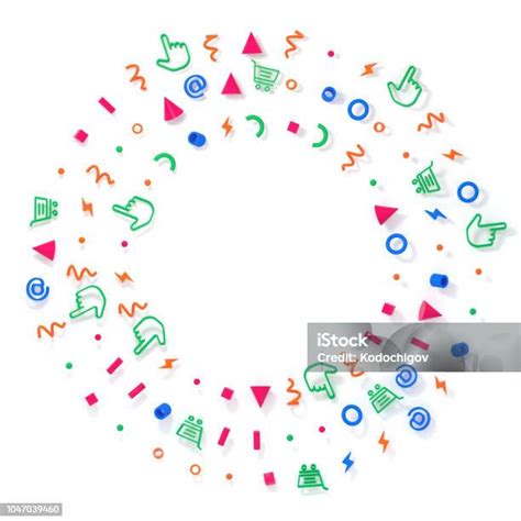 디자인에 대 한 멋진 형상 원형 패턴입니다 3d 렌더링 패턴 형상 0명에 대한 스톡 사진 및 기타 이미지 0명 3차원 형태