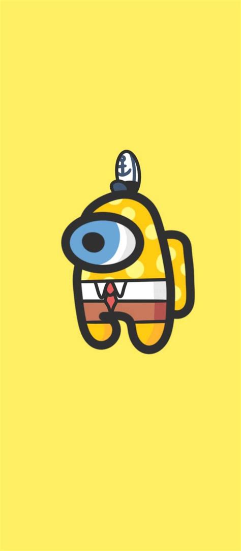Spongebob Among Us Wallpaper Wallpaper Sun