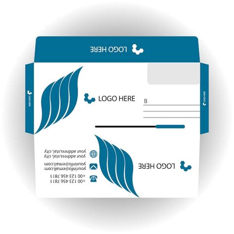 Premium Vector Vector Corporate Envelope Design Template