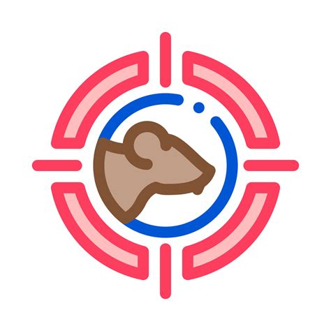 Mouse Target Icon Vector Outline Illustration 17588094 Vector Art At