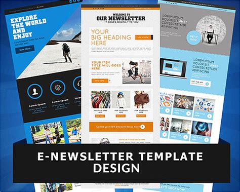 Envato Email Templates E Newsletter Template Design By Wonderart On