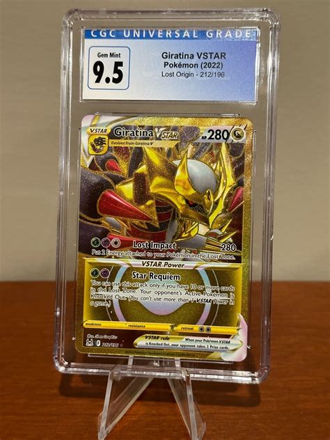 Pokemon TCG Giratina Vstar Gold Lost Origin Values MAVIN