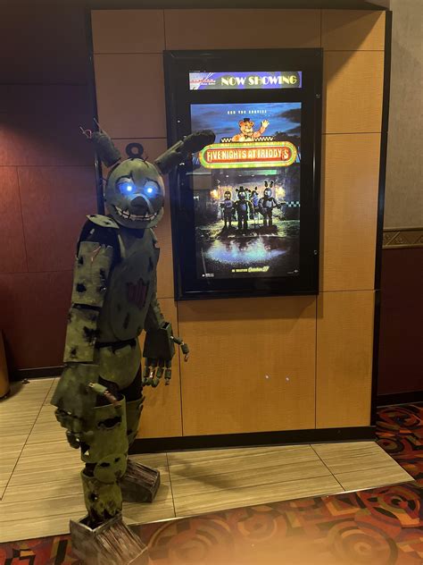 Springtrap Goes To See The Fnaf Movie Rfivenightsatfreddys