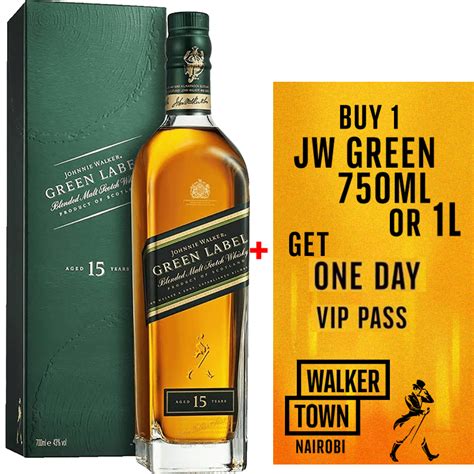 Johnnie Walker Green Label 750ml Free Ticket Oaks And Corks