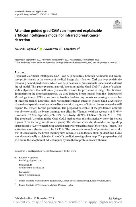 Attention Guided Grad CAM An Improved Explainable Artificial