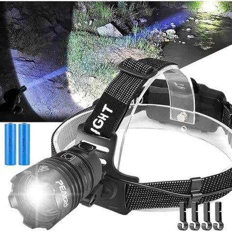Nornward Lampe Frontale Led Rechargeable Ultra Puissante Lumens Lampe Torche Xhp