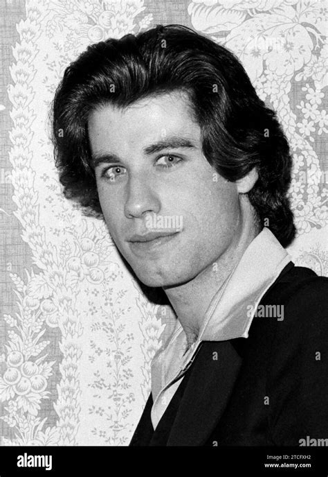 John Travolta At A Press Conference For Saturday Night Fever 1977