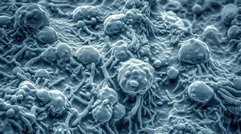 인간 피부의 침습성 진균 감염 Candida Auris 프리미엄 사진