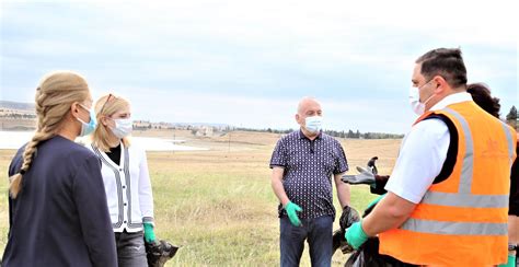 დასუფთავების მსოფლიო დღის აღნიშვნის ფარგლებში თბილისის ზღვის მიმდებარე ტერიტორიაზე დასუფთავების